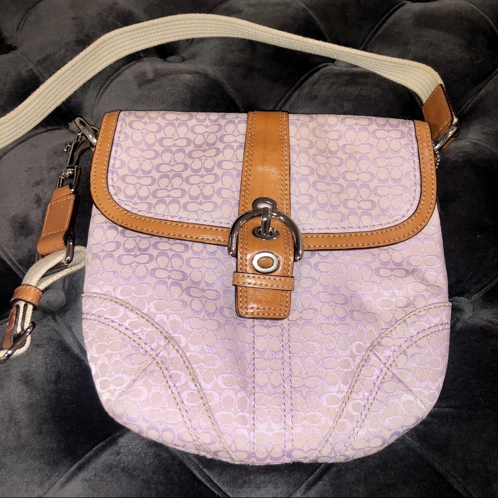 Coach Lavender Purple Lilac Crossbody - Gem